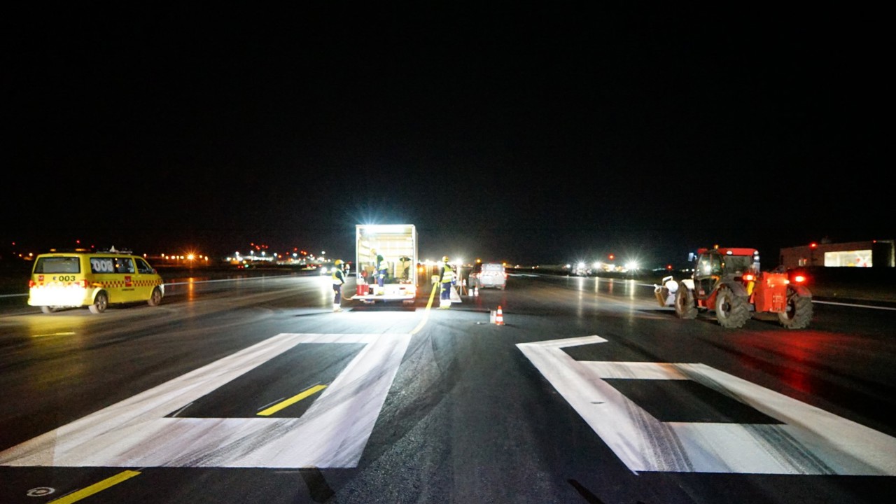 Navigating runway works at LUX